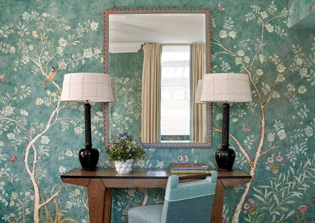 One Wallpaper, Three Different Schemes: Songbird - Kit Kemp Design Studio