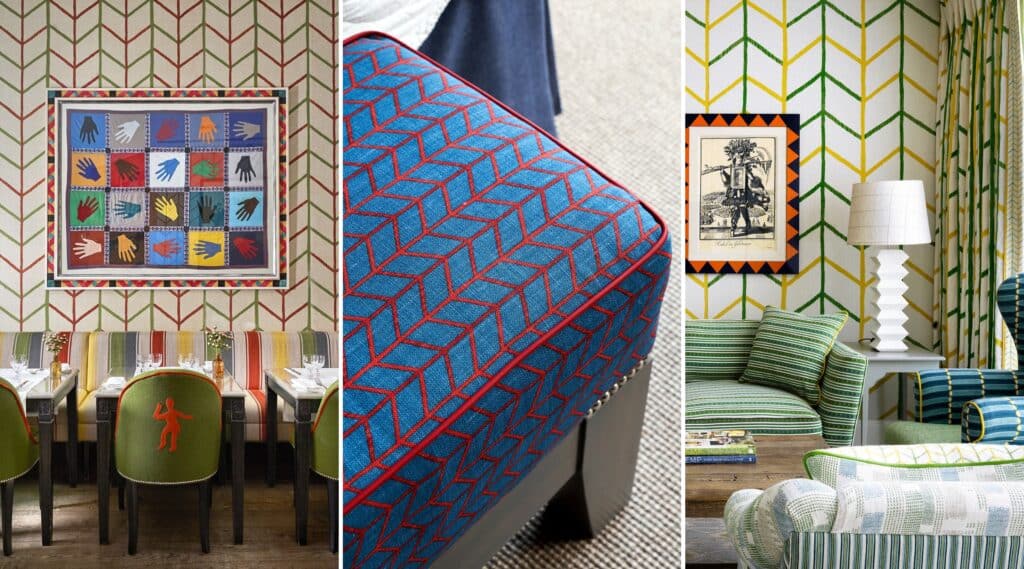 Fabric Focus: One Way and Small Way - Kit Kemp Design Studio