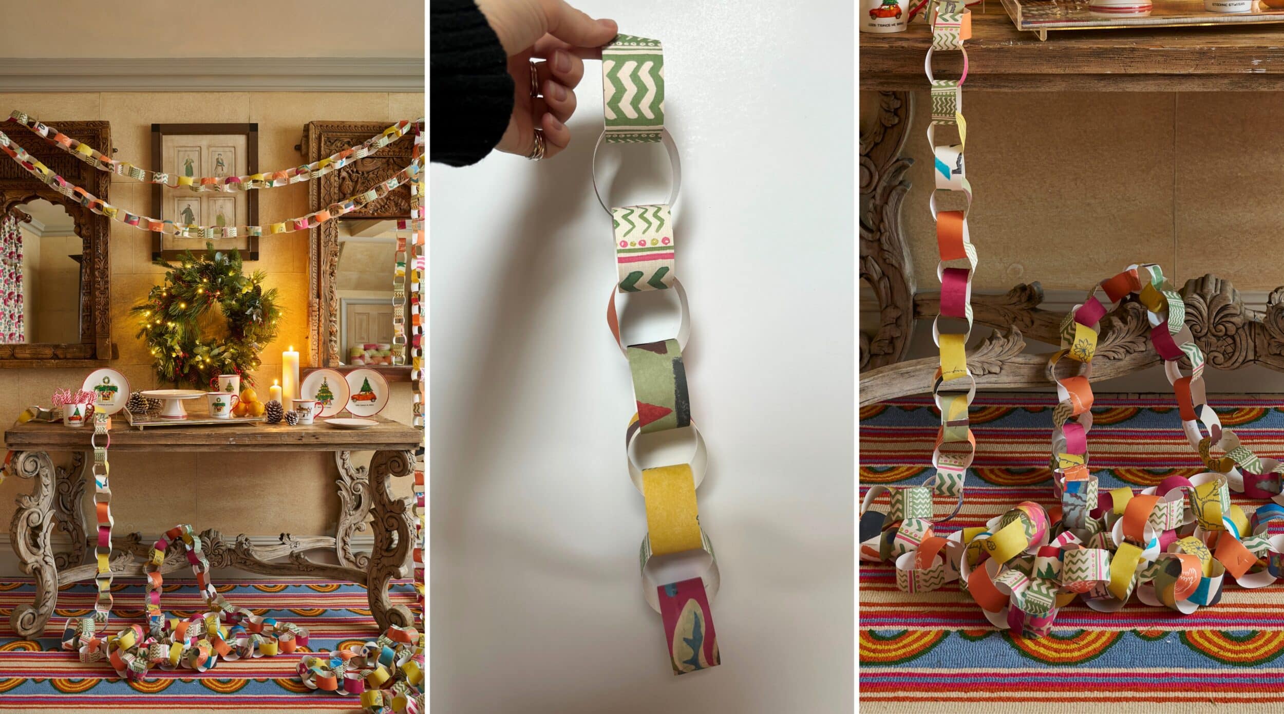 Christmas Craft - Paper Chains - Kit Kemp Design Studio