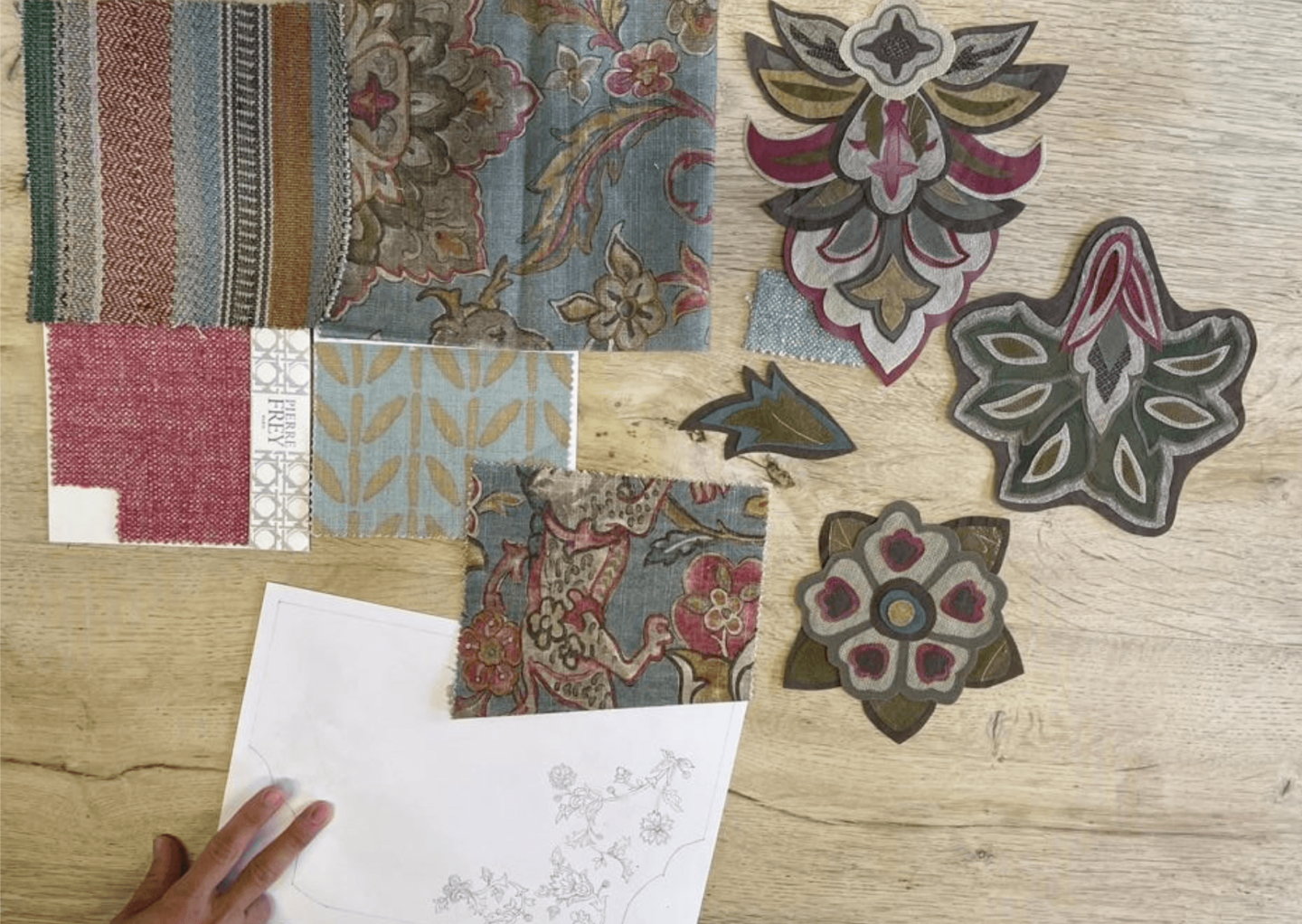 Behind the Scenes: How We Do Applique - Kit Kemp Design Studio