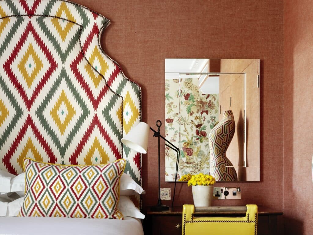 Our Guide to Mixing Geometric and Organic Patterns - Kit Kemp Design Studio