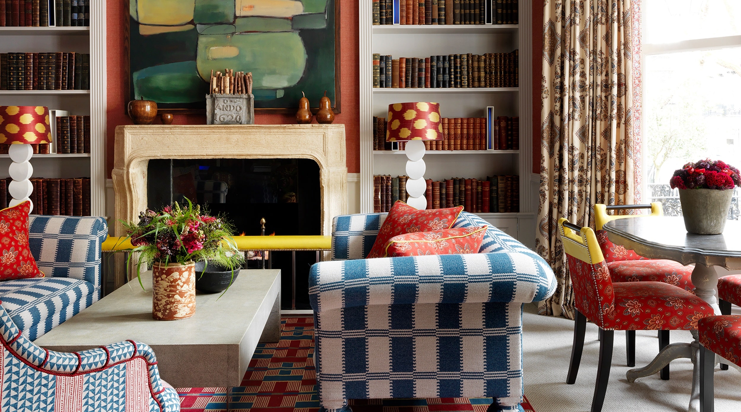 The Library at Knightsbridge Hotel - Kit Kemp Design Studio