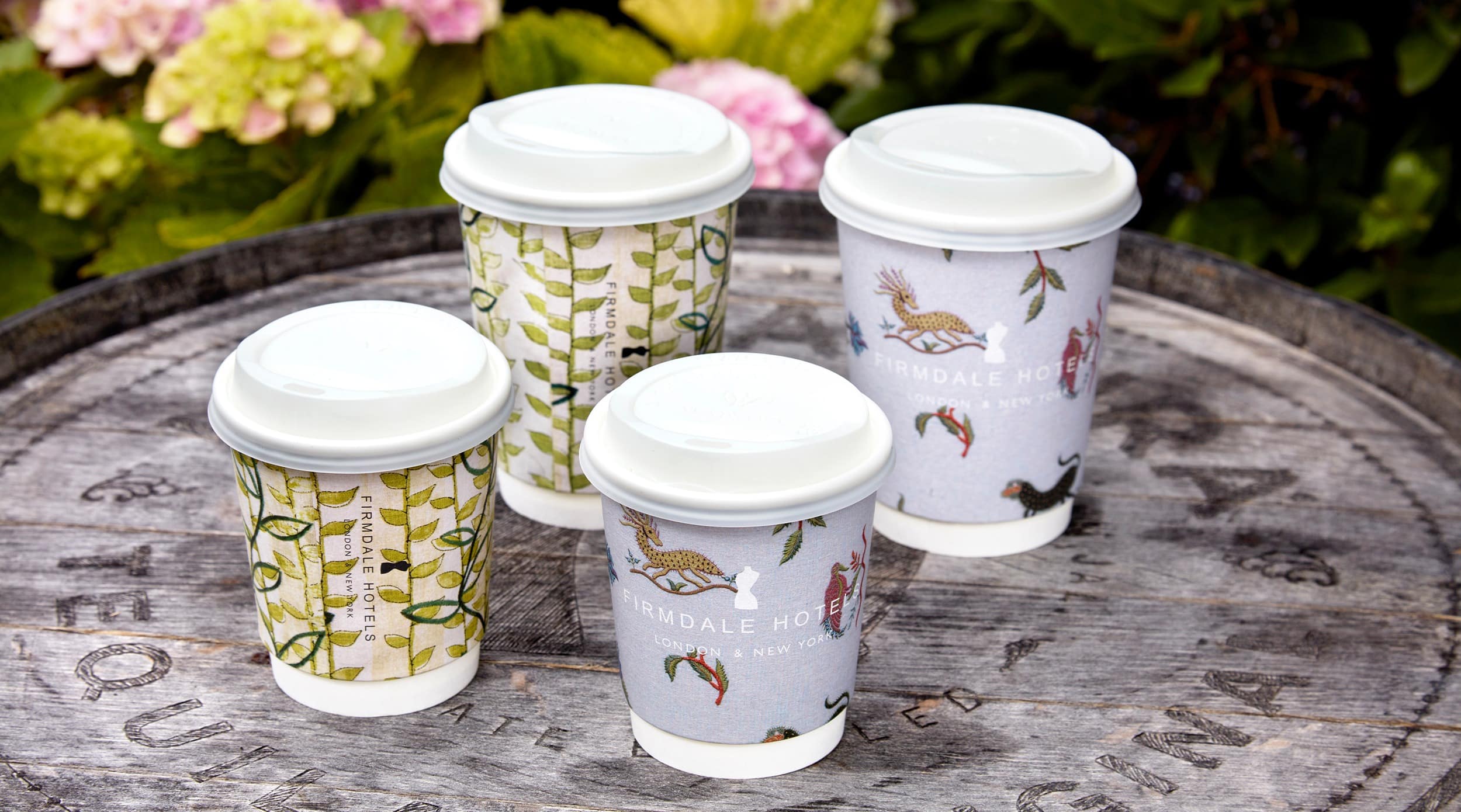 Limited Edition Takeaway Cups - Kit Kemp Design Studio