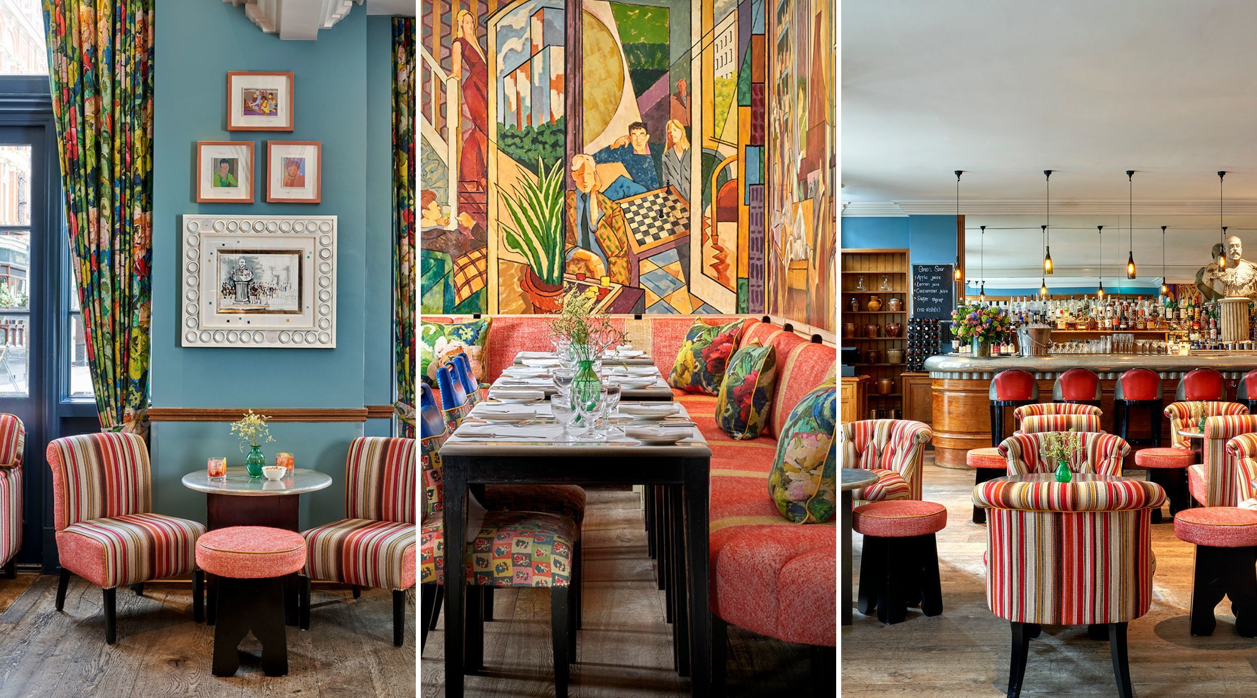 Welcome to Oscar Bar & Restaurant - Kit Kemp Design Studio