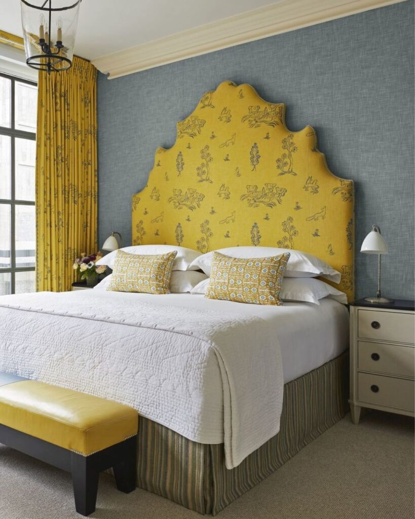 Our Five Statement Headboard Shapes - Kit Kemp Design Studio