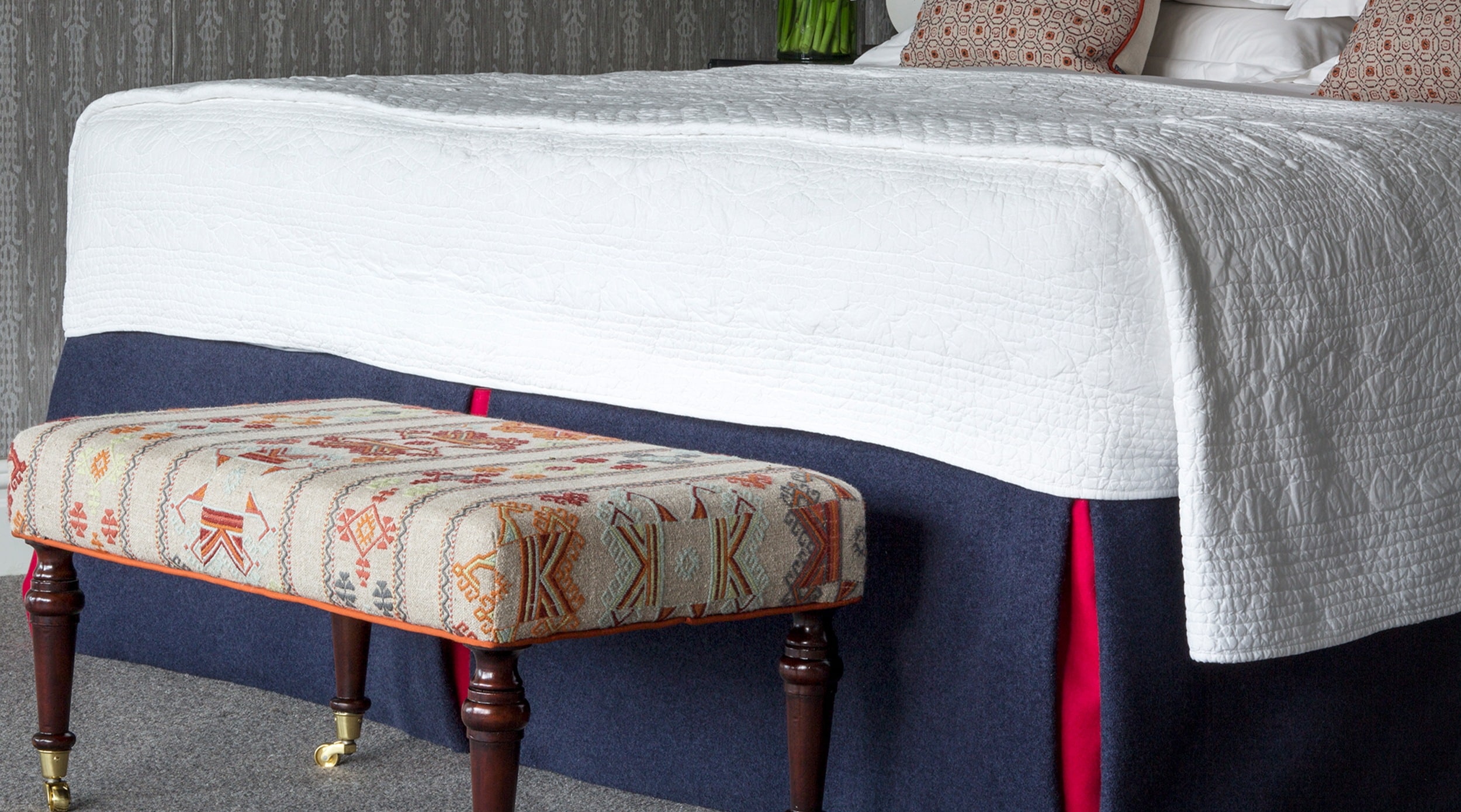 Design Threads: How to Upholster a Modern Footstool - Kit Kemp Design ...