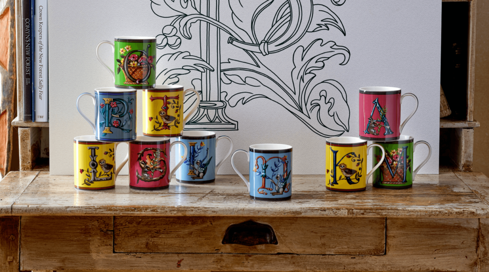 Introducing our Alphabet Mugs - Kit Kemp Design Studio