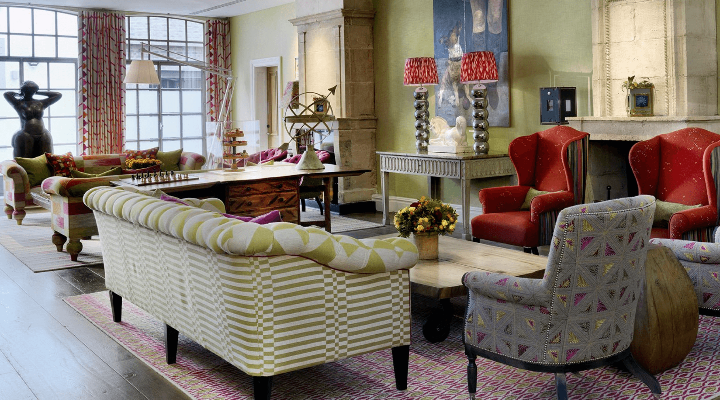 The Drawing Room Layout - Kit Kemp Design Studio