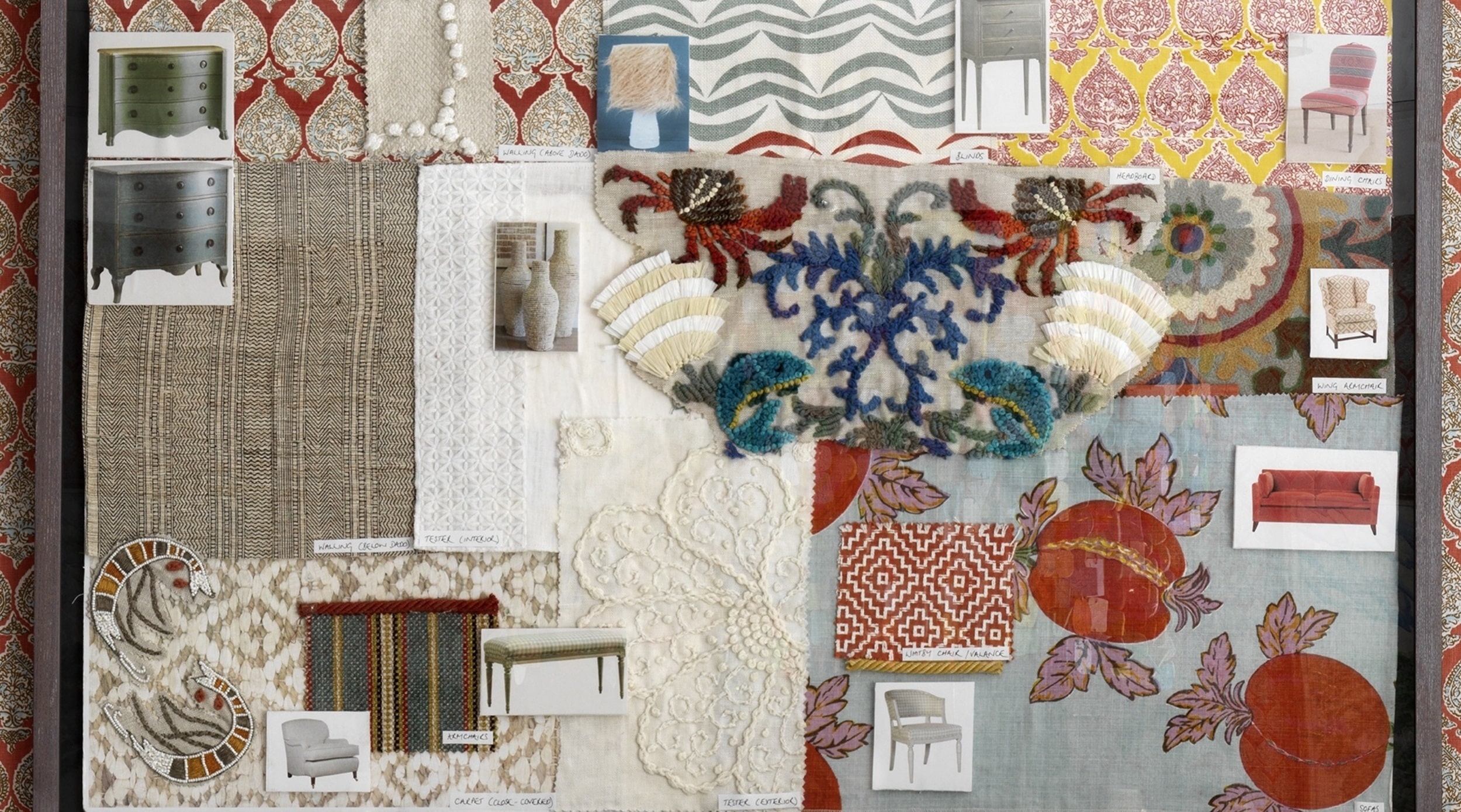 How to Create and Present a Scheme Board - Kit Kemp Design Studio